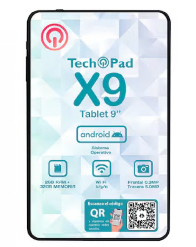 Tech pad modelo:832 color: gris - CAPITAL OUTLETS